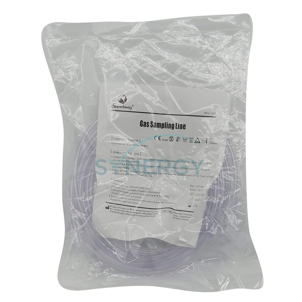 CO2, Sampling Line, 10 FT, Male (Pack of 10's) | hkmedicalsupply.com